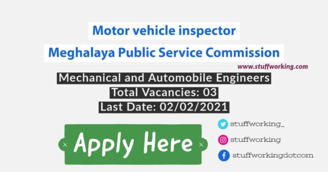 Motor vehicle inspector Job for Mechanical Engineer - Stuffworking.com